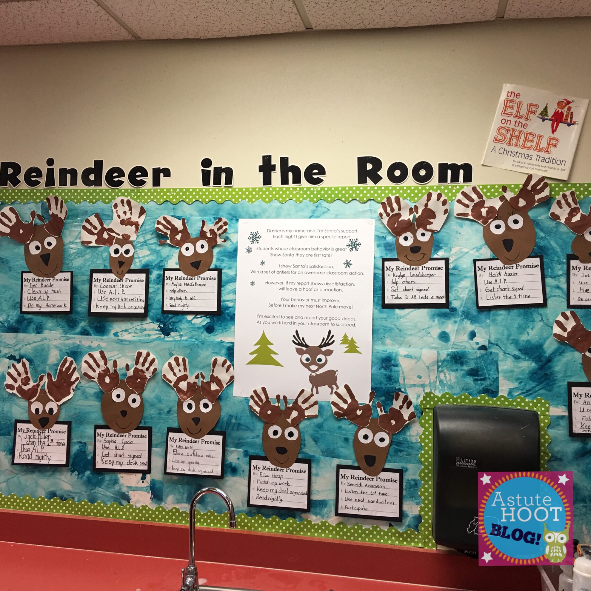 Move Over Elf on the Shelf–The Reindeer is in the Room – Astute Hoot