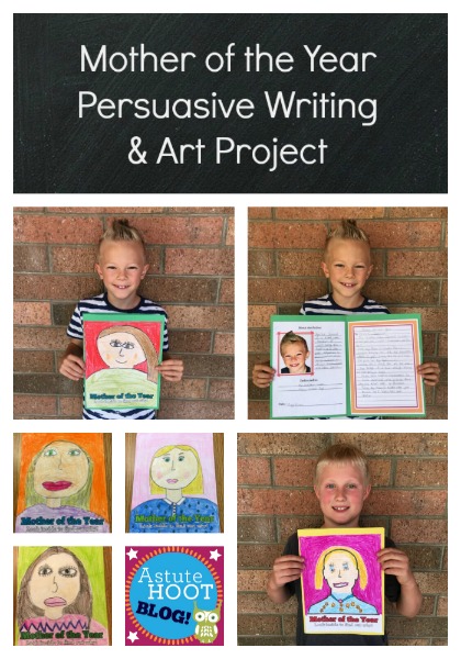 Mother’s Day Mother of the Year Writing & Art Project – Astute Hoot